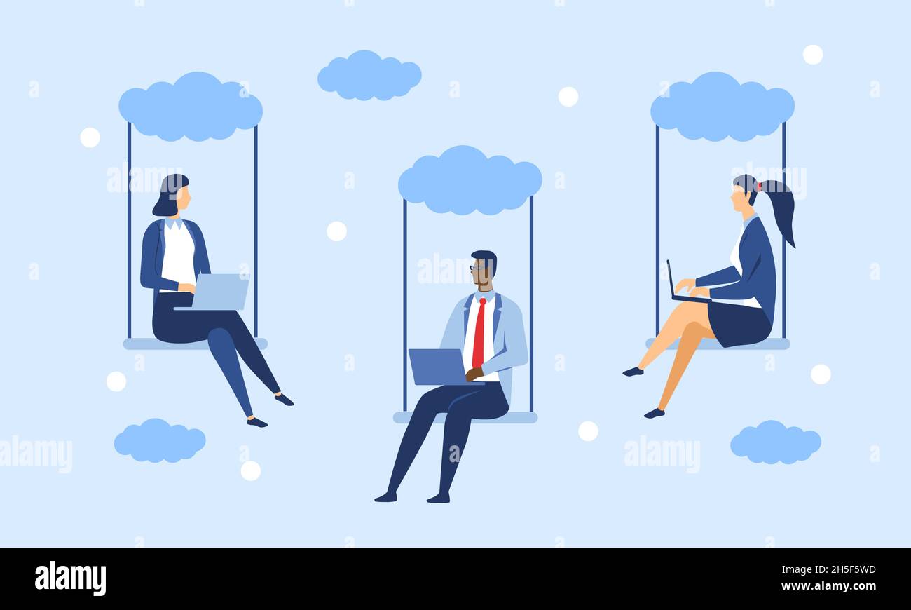 Cloud computing concept Stock Vector Image & Art - Alamy