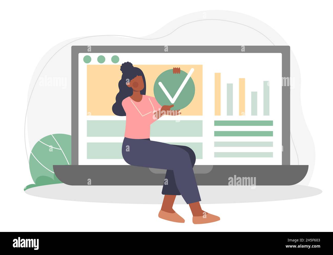 Concept of work or project done Stock Vector Image & Art - Alamy