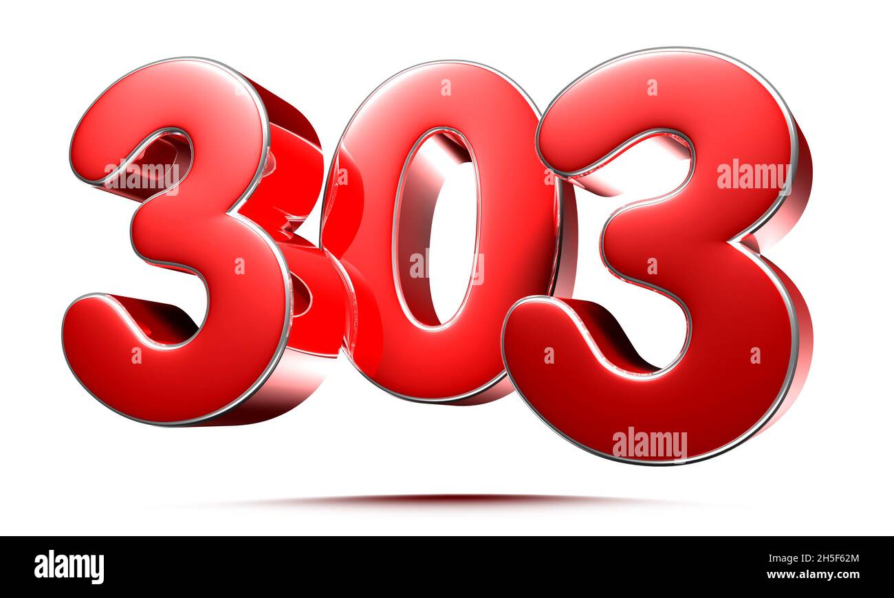 Number 303 Cut Out Stock Images & Pictures - Alamy