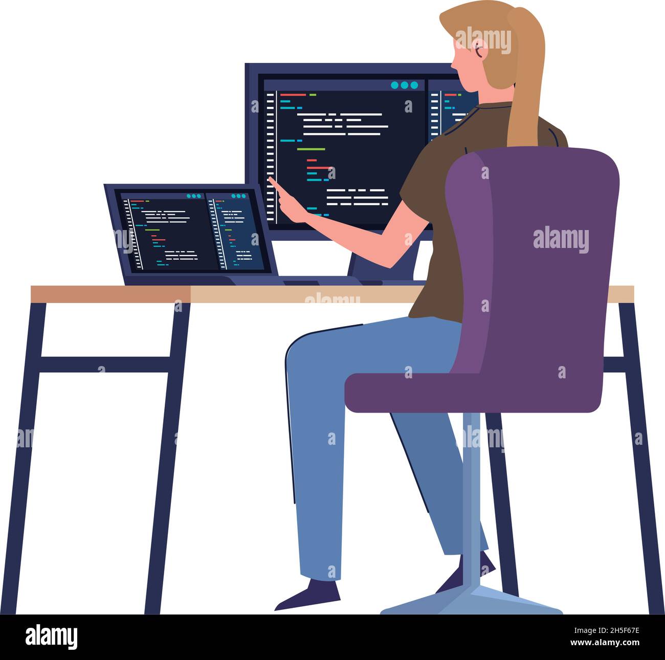 Developer portable Stock Vector Images - Alamy