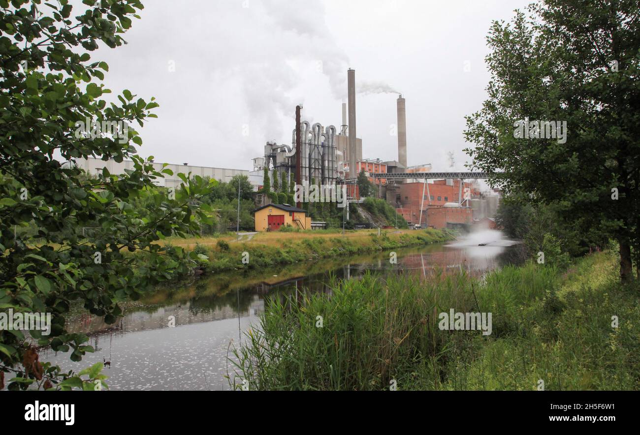 FRÖVIFORS BRUK Billerud Korsnäs Swedish pulp and paper manufacturer ...