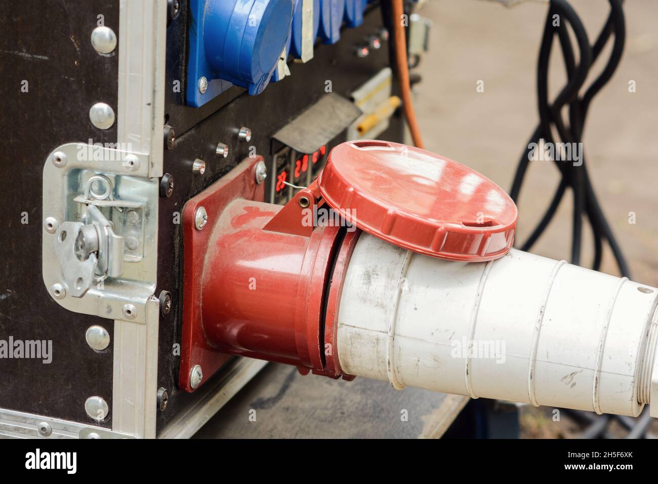 Stage portable device for power distribution and power switching Stock ...