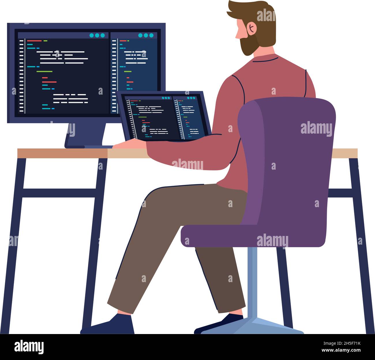 Developer portable Stock Vector Images - Alamy