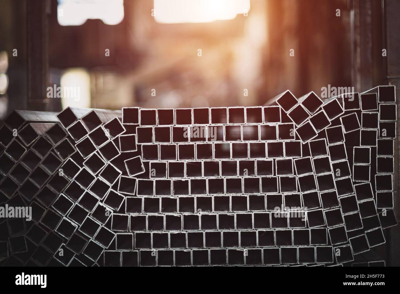 Metal in a row angle hi-res stock photography and images - Alamy