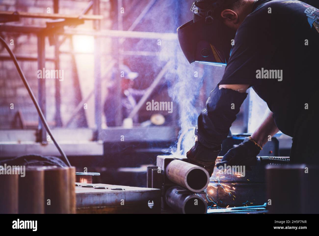 Iron pipes hi-res stock photography and images - Alamy