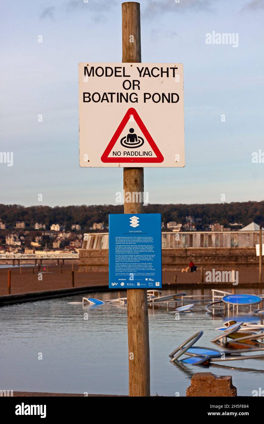 Ruth Claxton's artwork "And My Eyes Danced" in Weston-super-Mare, UK on ...