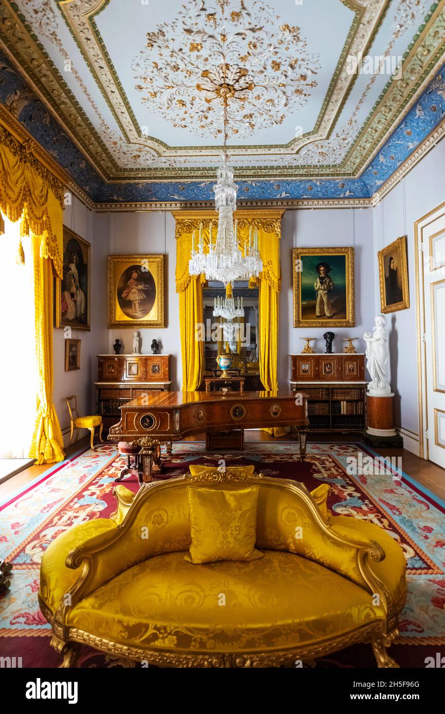 England, Isle of Wight, East Cowes, Osborne House, The Palatial Former ...