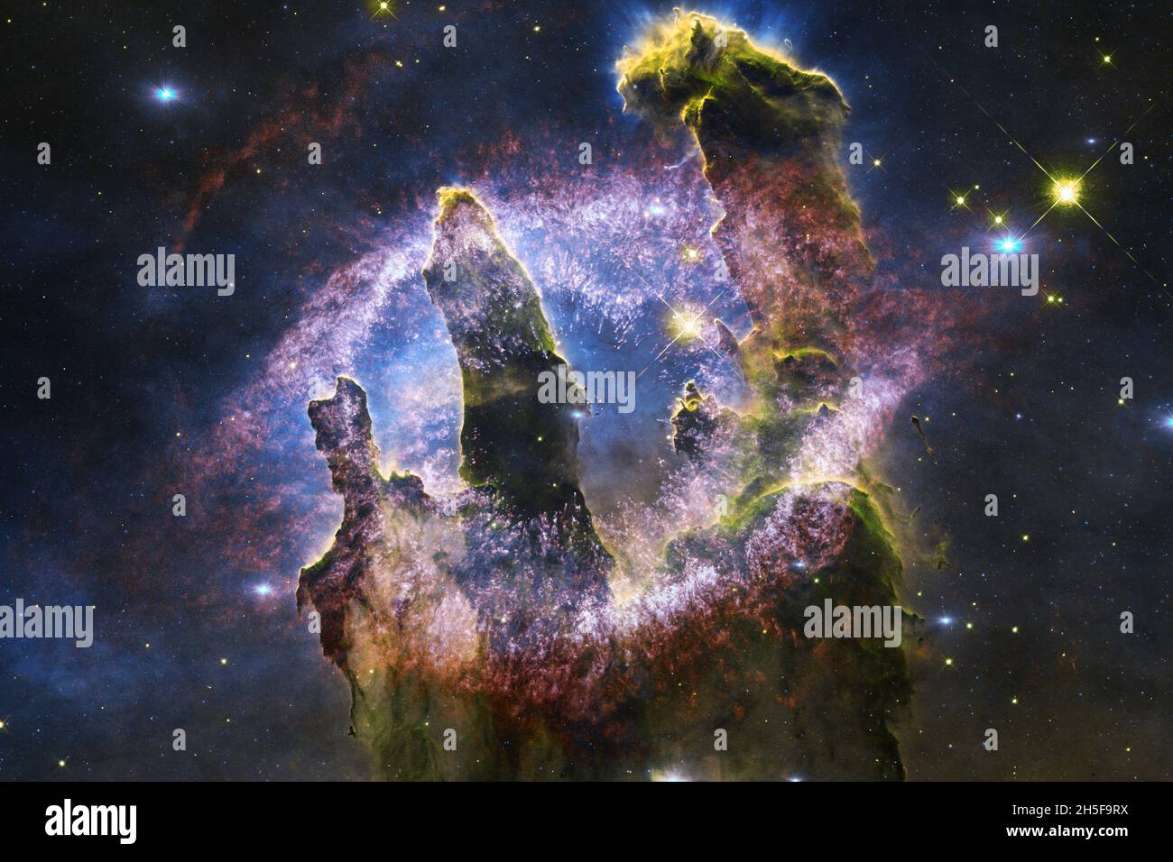 Deep space. Awesome science fiction render. Elements of this image ...