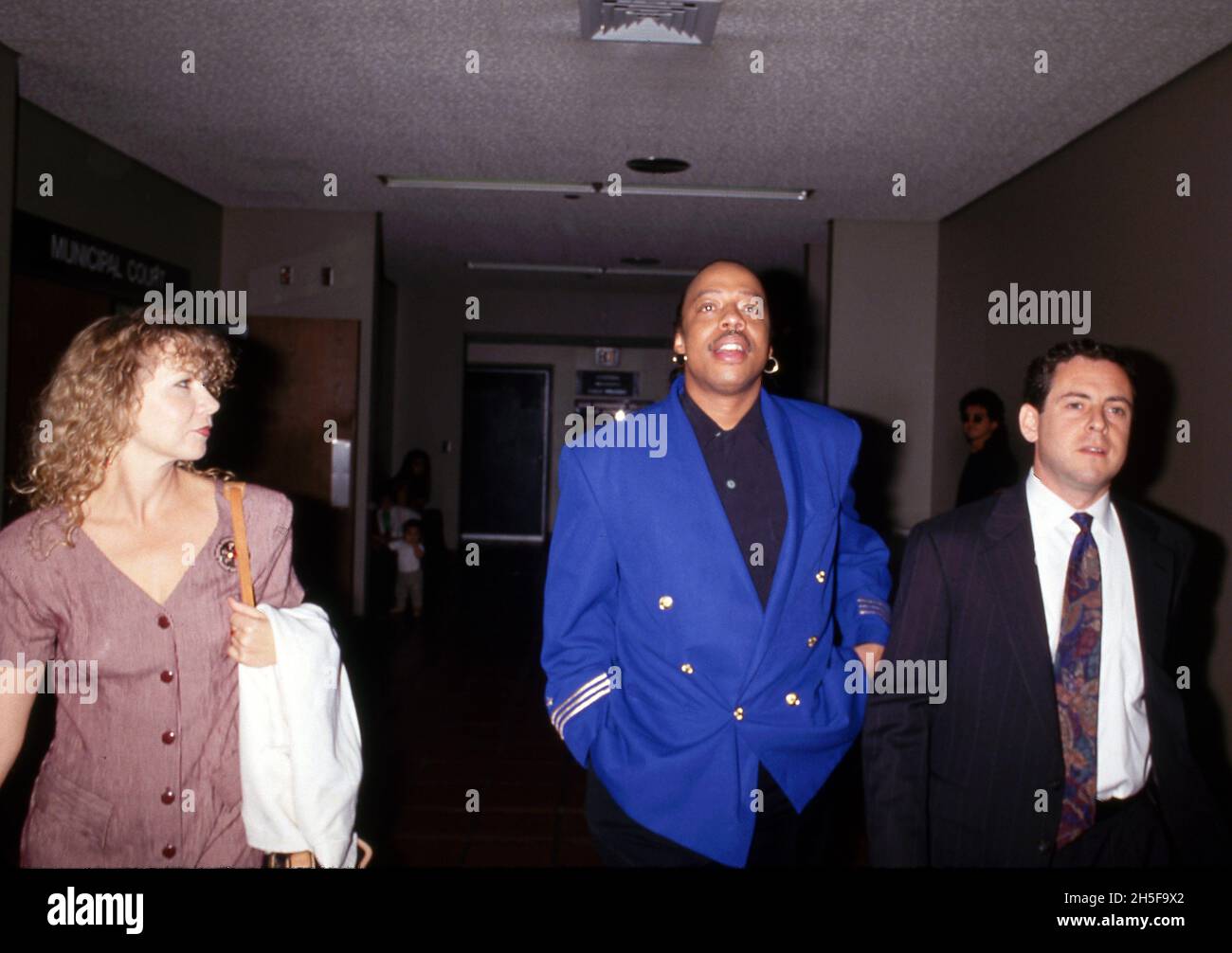 Rick James at the San Fernando Valley Courthouse, in San Fernando ...
