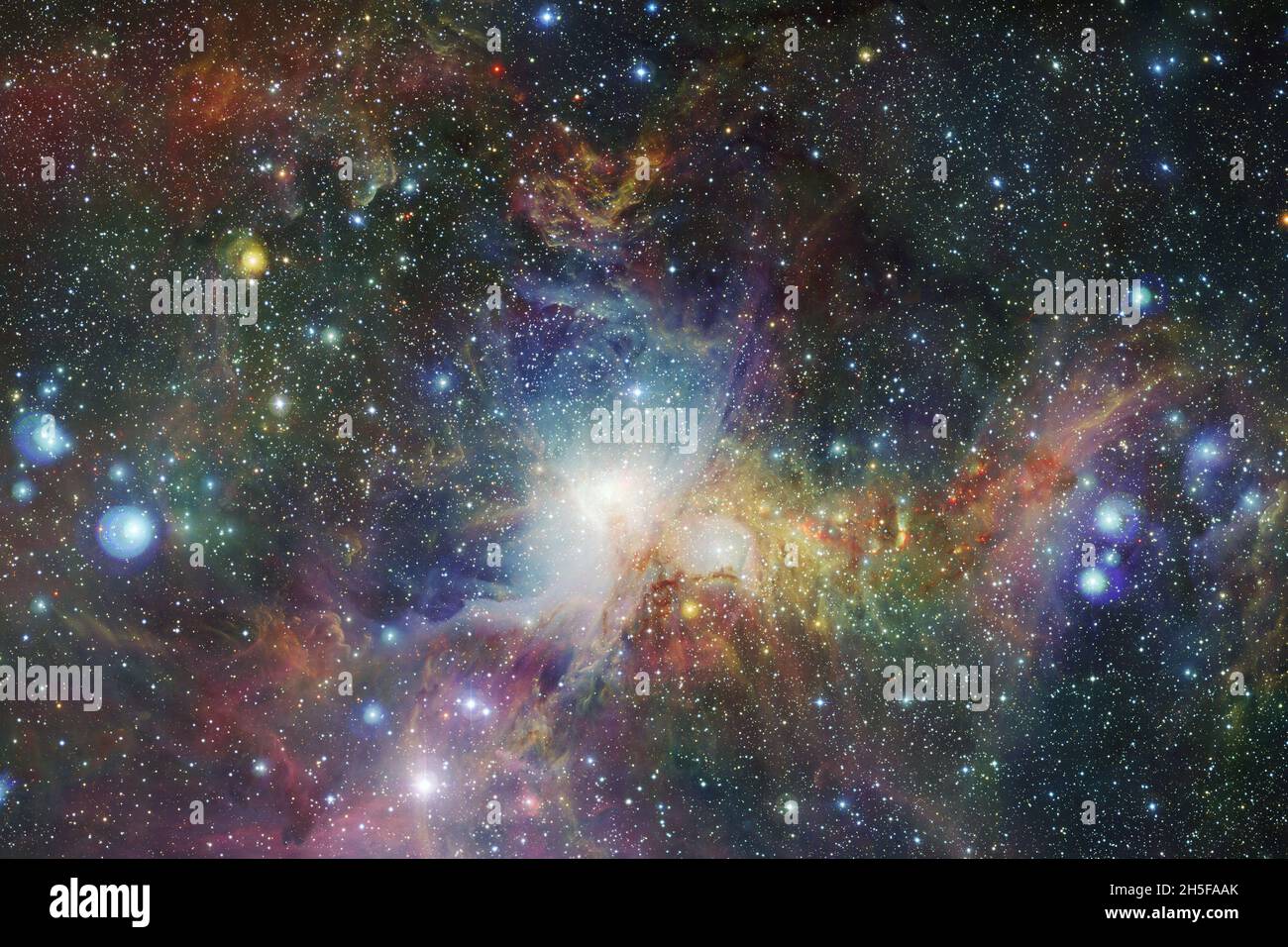 Cluster of stars. Starfield. Nebula. Elements of this image furnished ...