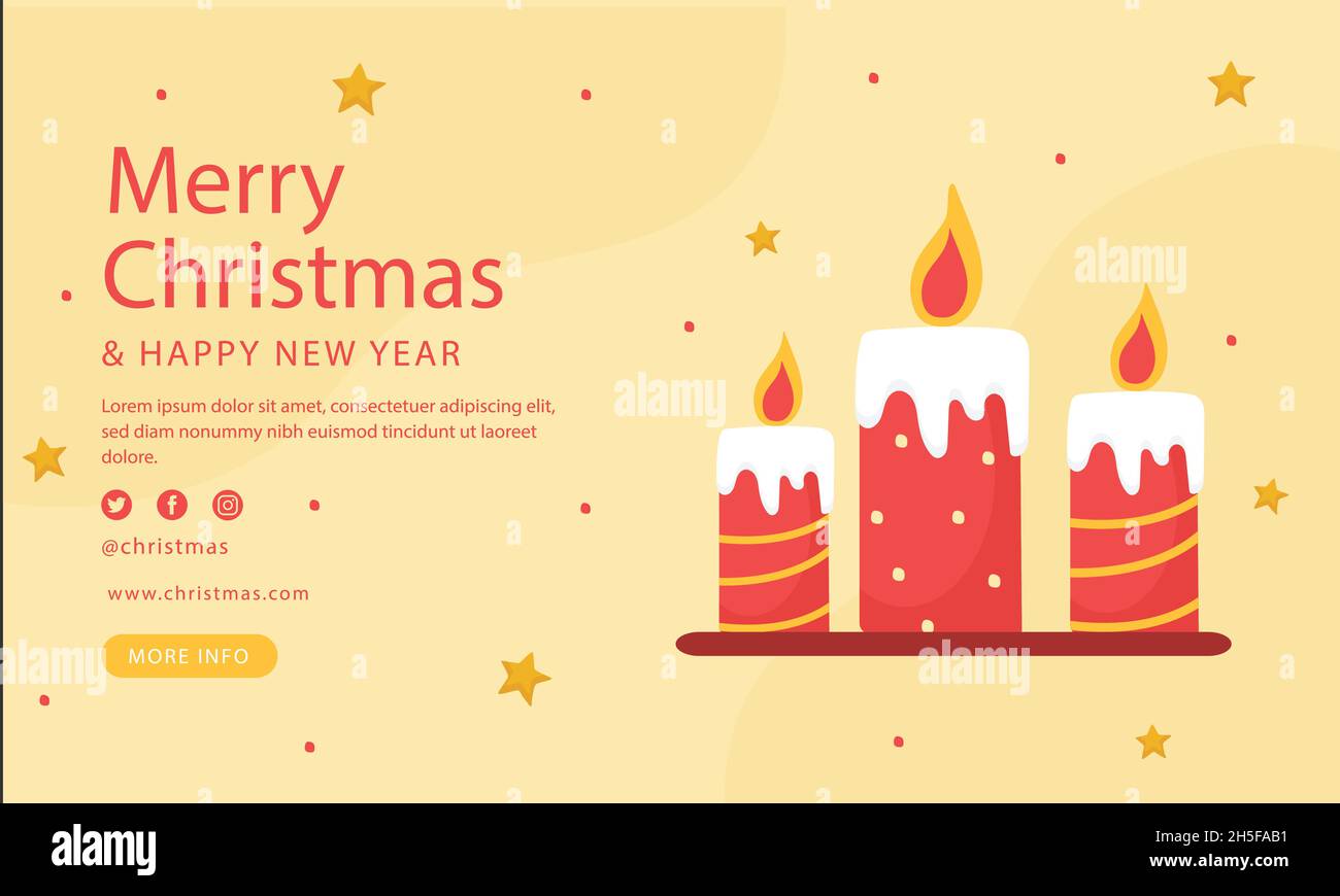 Merry christmas festival decoration Stock Vector Images - Alamy