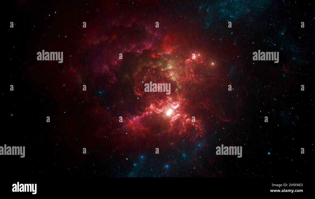 Outer space, stars, galaxies, planets, nebulae. Abstract space, the ...