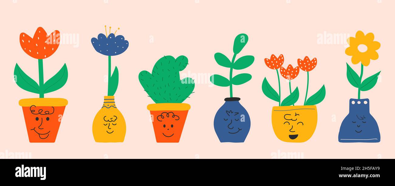 Set of abstract plants Stock Vector Image & Art - Alamy