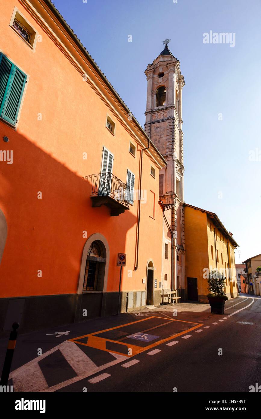 Street view of the church of the Confraternita del Gonfalone, also ...