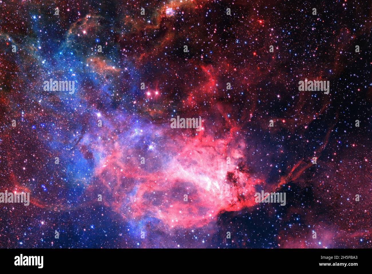 Cluster of stars. Starfield. Nebula. Elements of this image furnished ...