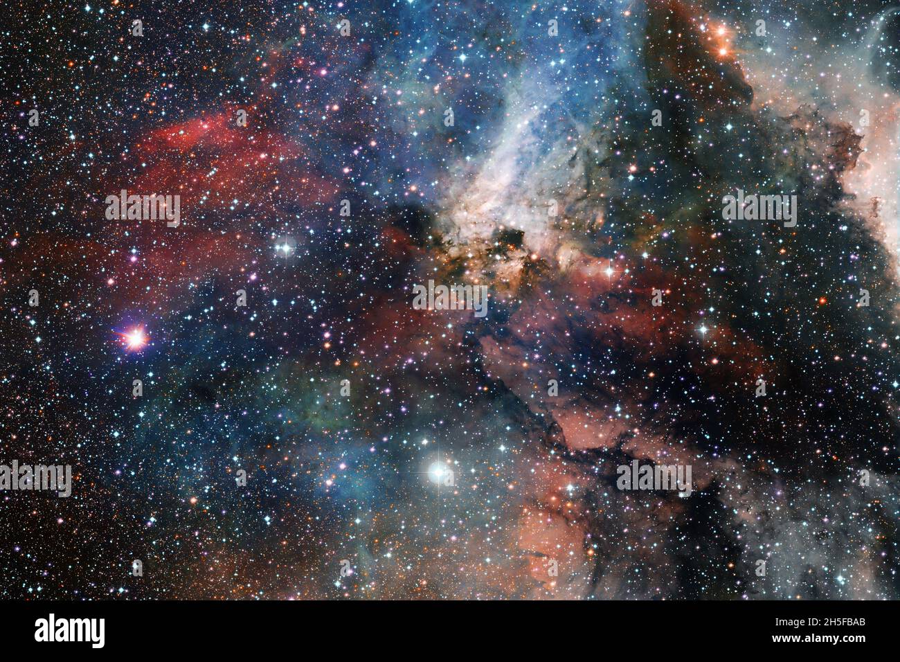 Cluster of stars. Starfield. Nebula. Elements of this image furnished ...