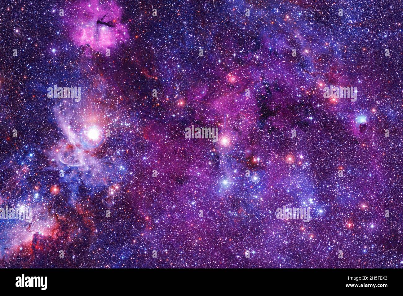 Outer space art. Starfield. Awesome nebulae. Elements of this image ...