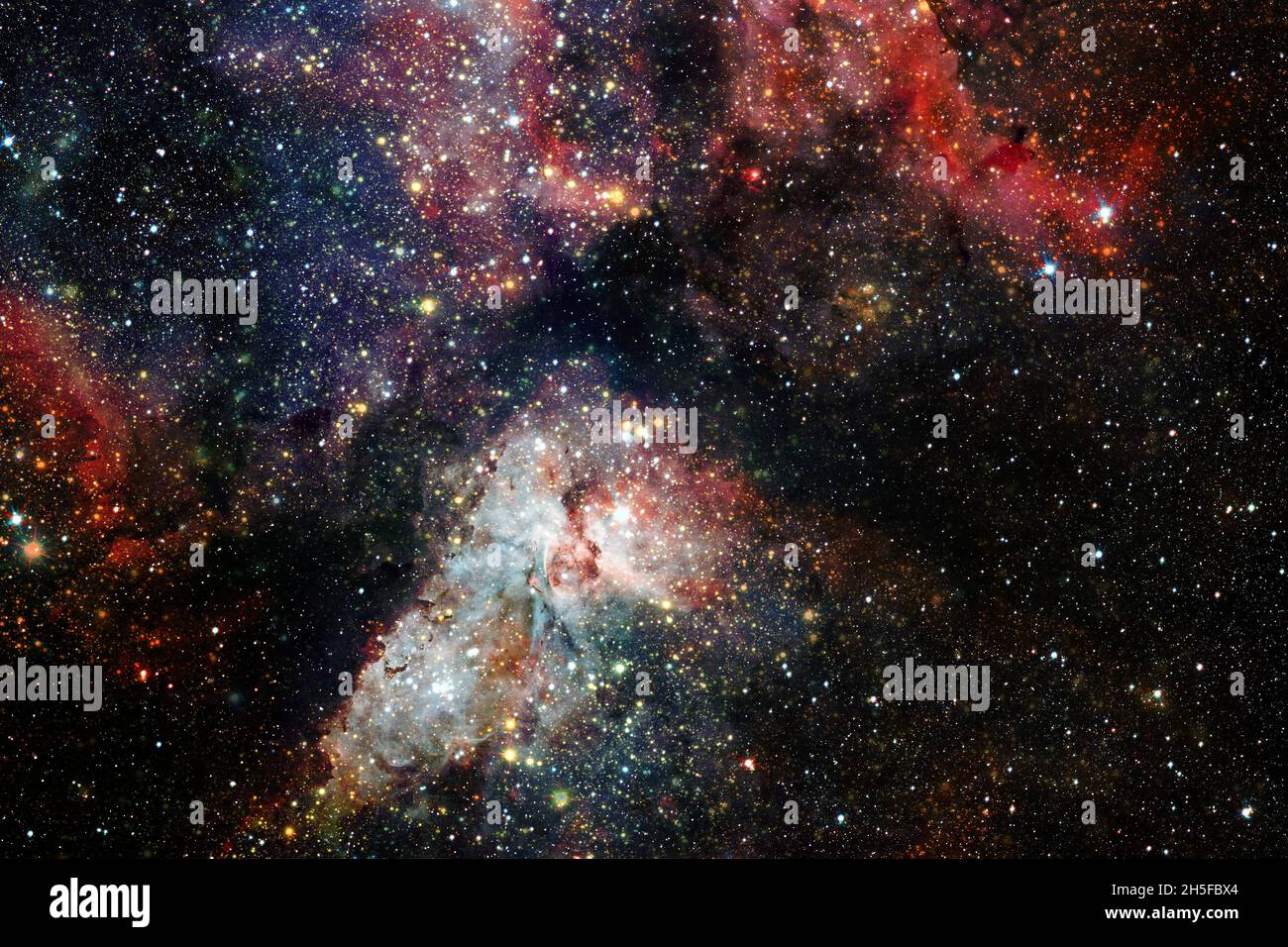 Outer space art. Starfield. Awesome nebulae. Elements of this image ...