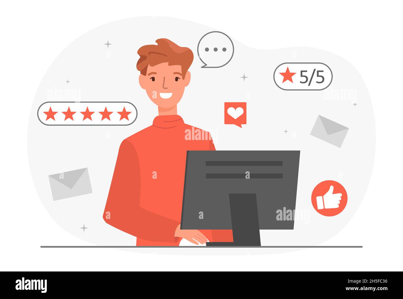 The Positive Point Of View Stock Vector Images - Alamy