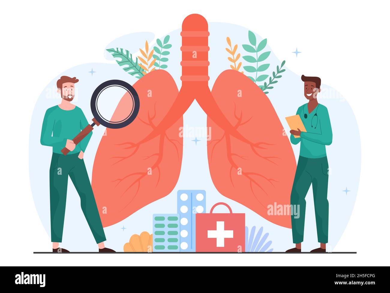 Concept of lungs Stock Vector Image & Art - Alamy