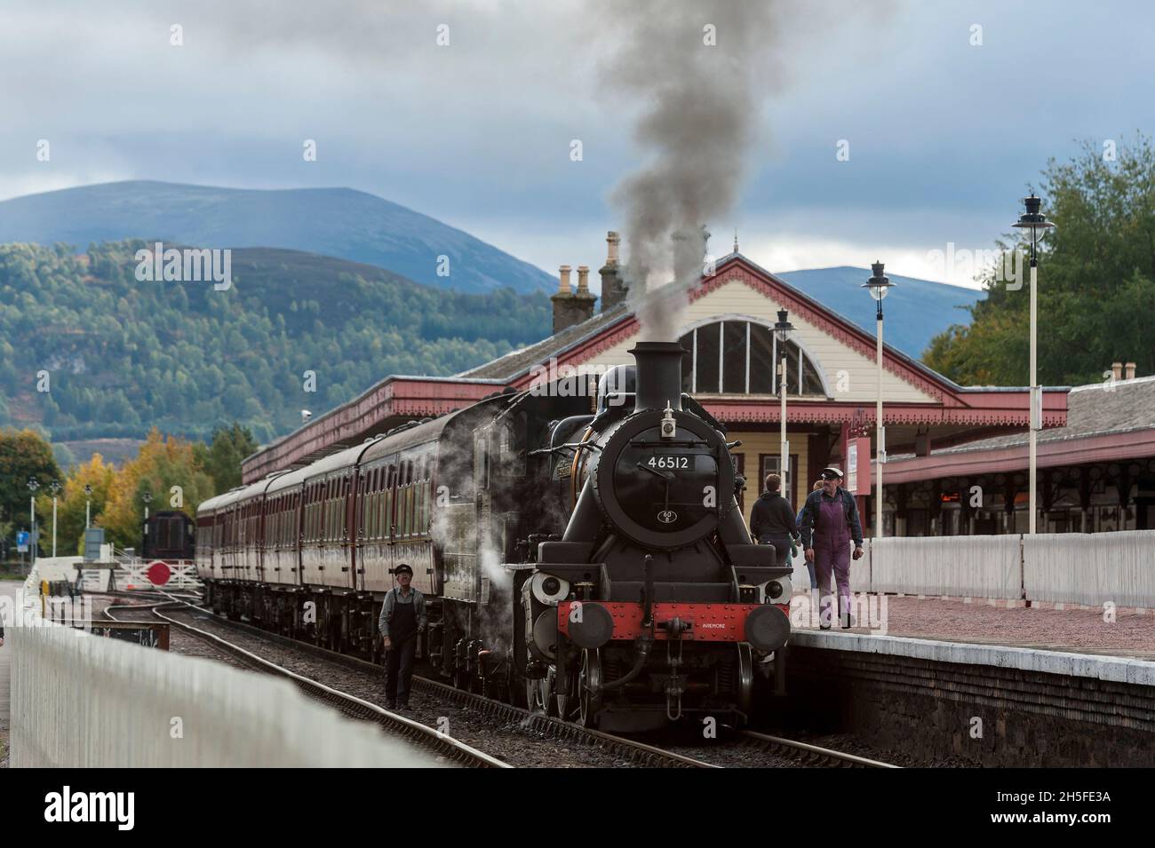 Scotland . . The Strathspey Steam Railway is a major attraction in the ...