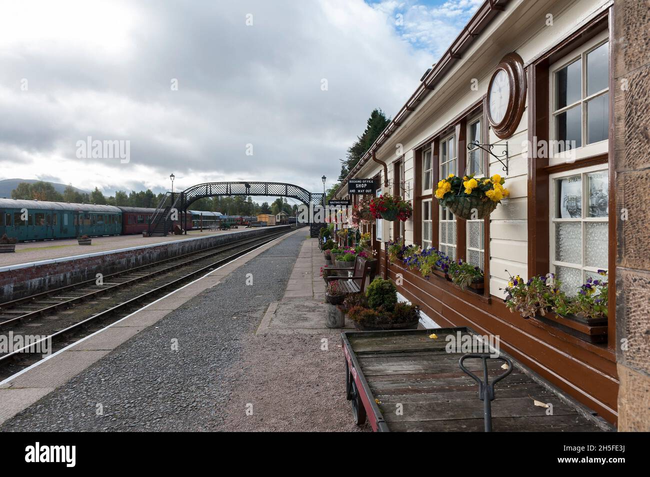 Scotland . . The Strathspey Steam Railway is a major attraction in the ...