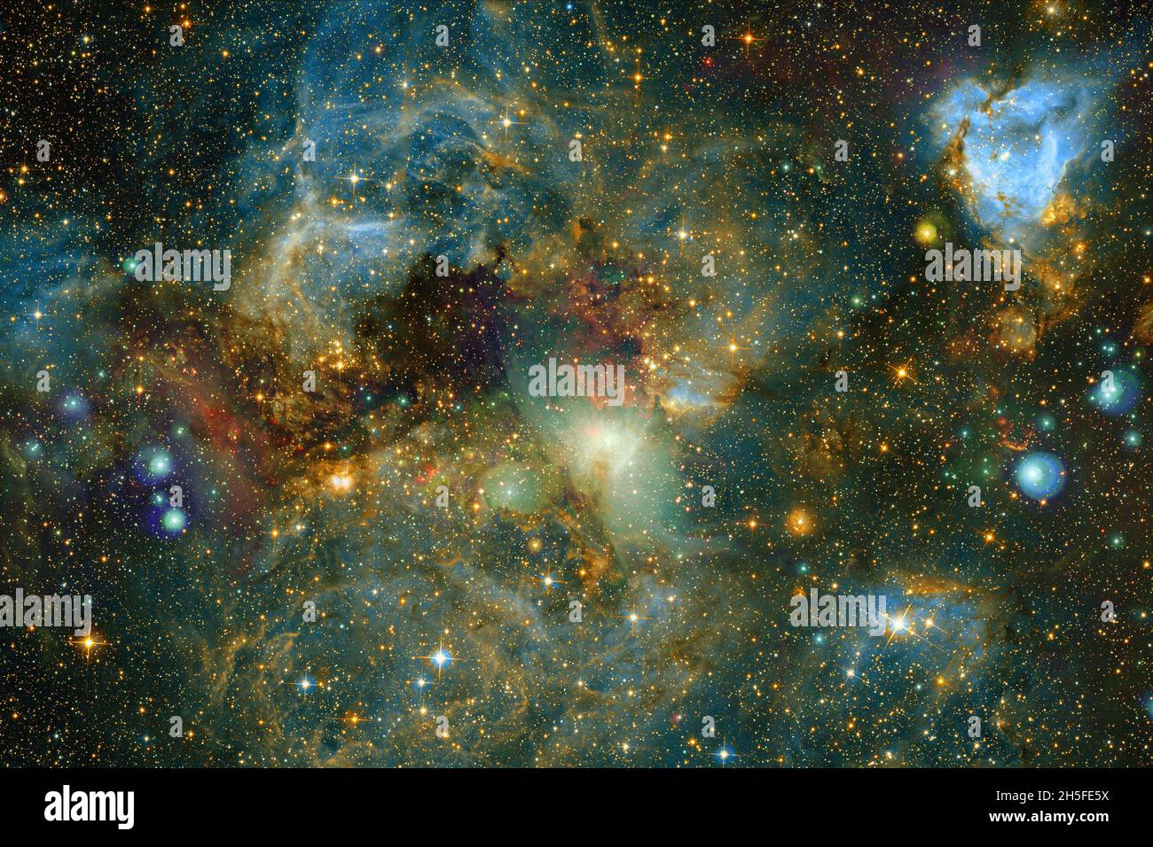 Cluster of stars. Starfield. Nebula. Elements of this image furnished ...