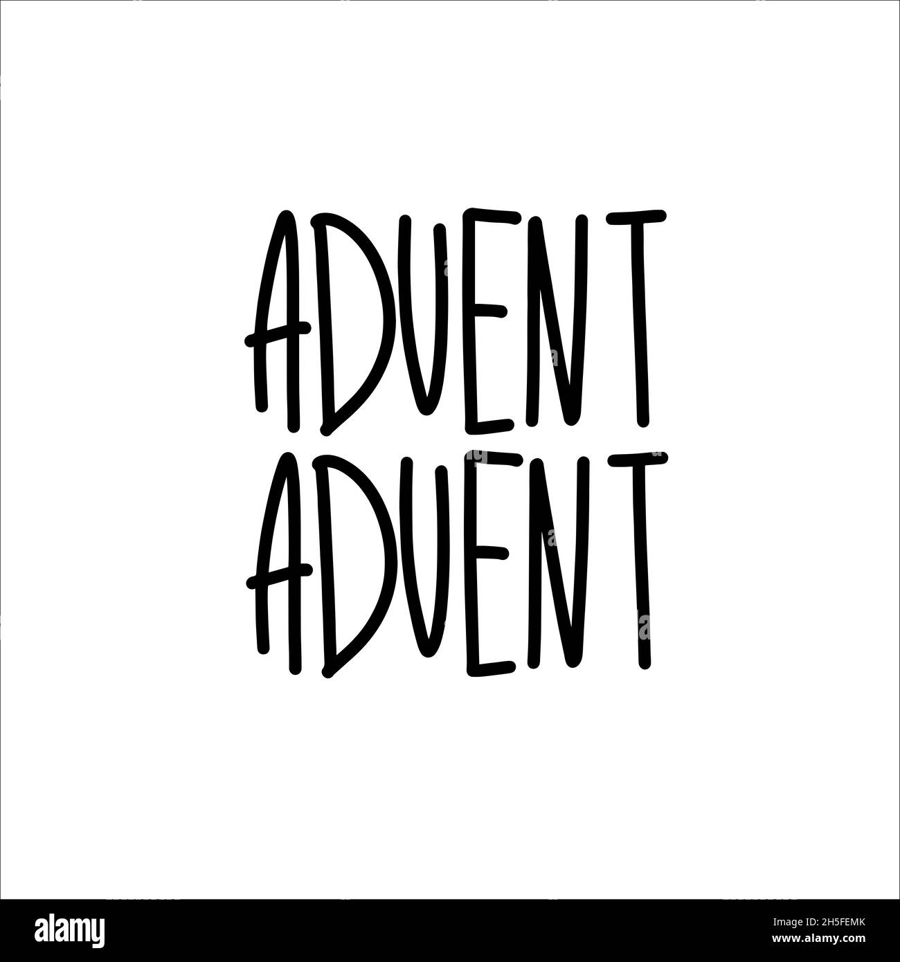Advent candles words hi-res stock photography and images - Alamy