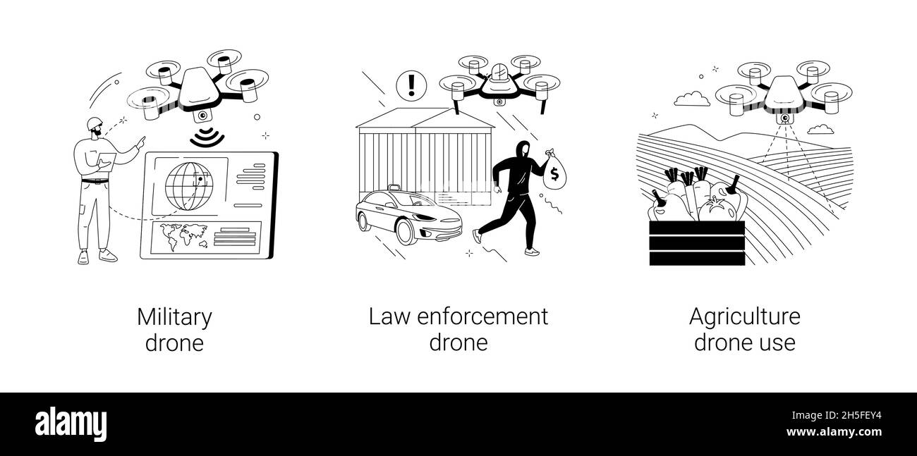 Aircraft technology abstract concept vector illustrations Stock Vector ...