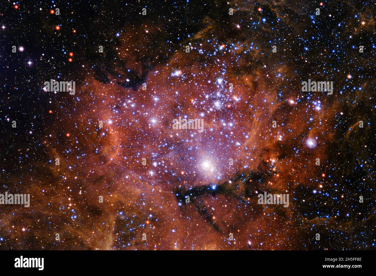 Cluster of stars. Starfield. Nebula. Elements of this image furnished ...