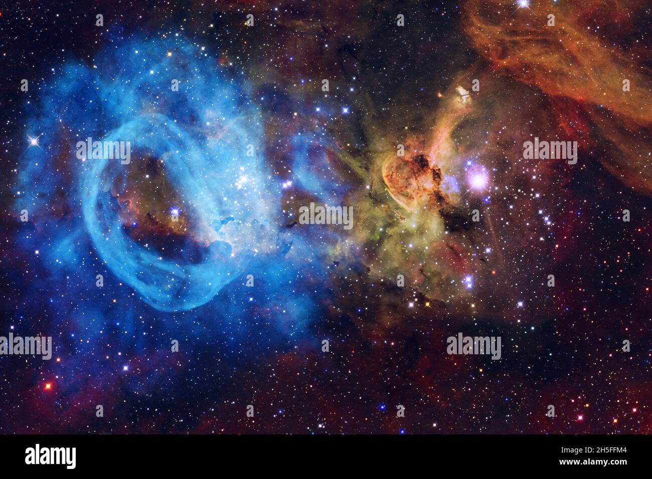 Deep space. Awesome science fiction render. Elements of this image ...