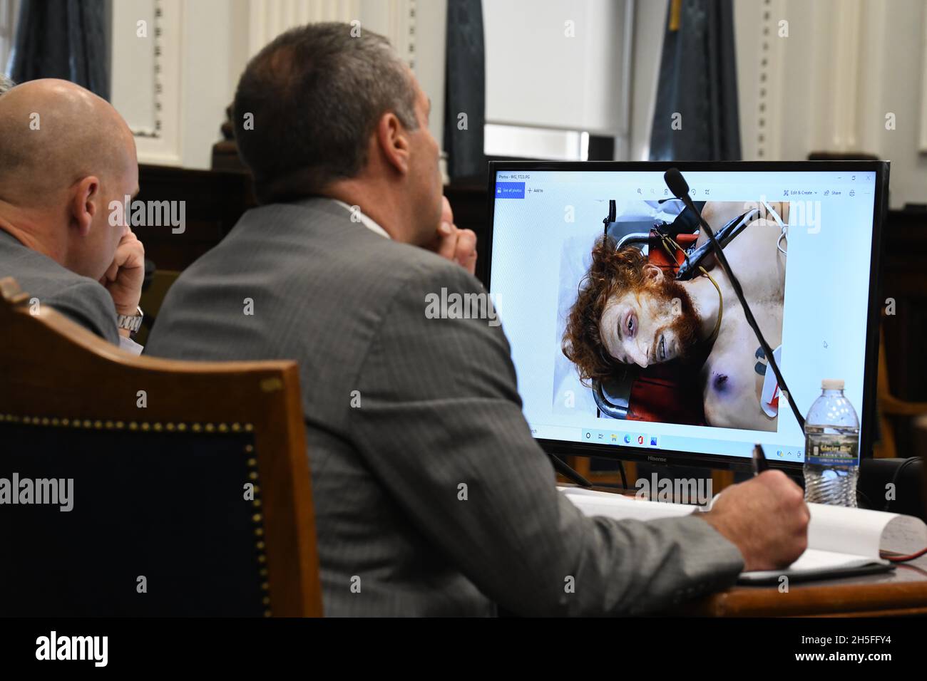 Kenosha, Wisconsin, USA. 9th Nov, 2021. Defense attorneys COREY ...