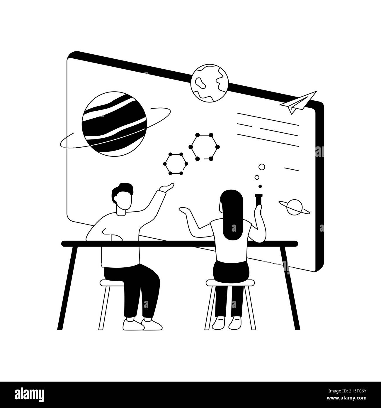Smart spaces abstract concept vector illustration Stock Vector Image ...