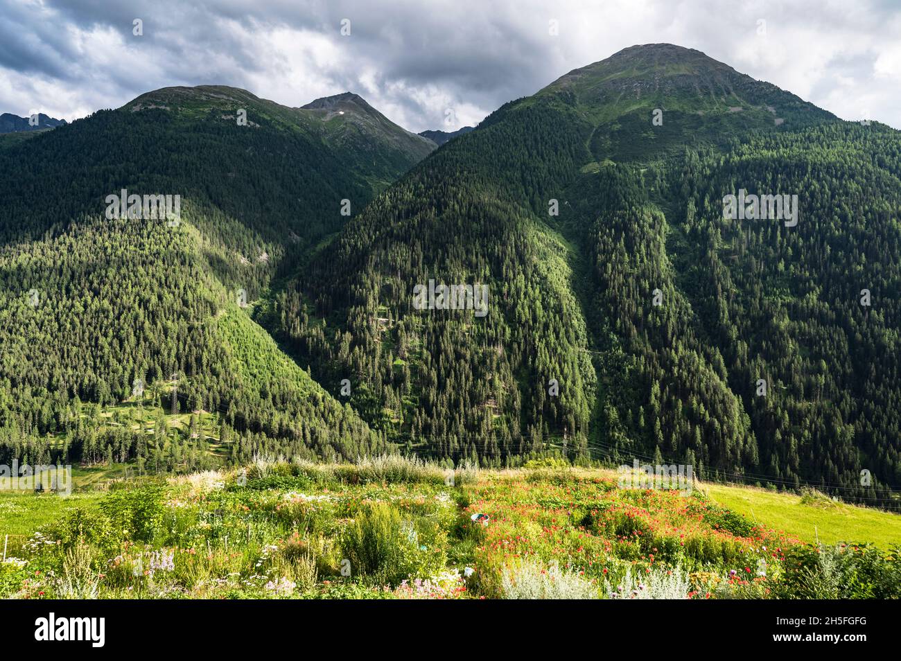 In Guarda im Engadin am 27.07.21. *** Local Caption *** Mountain ...