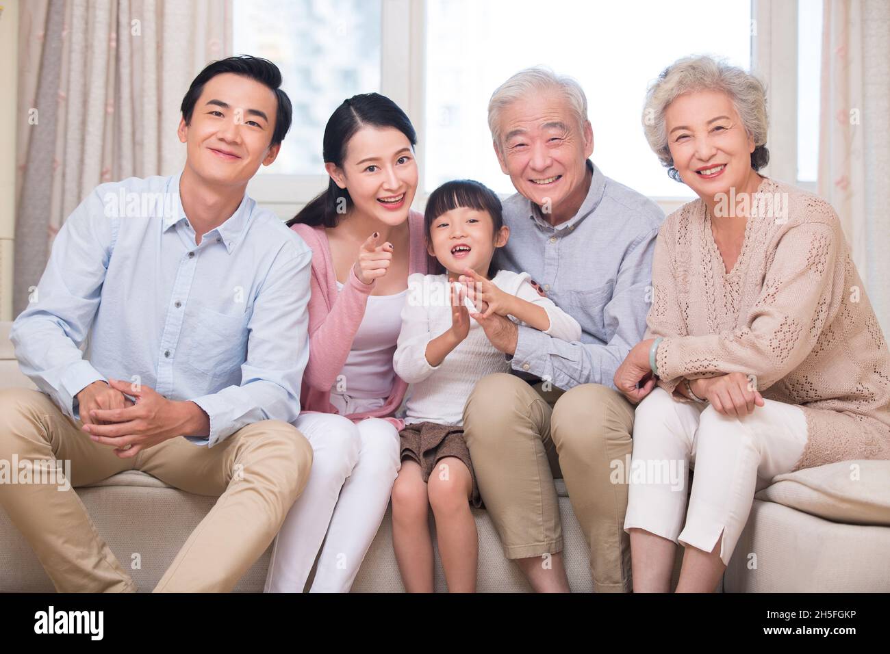 A happy and loving family Stock Photo - Alamy