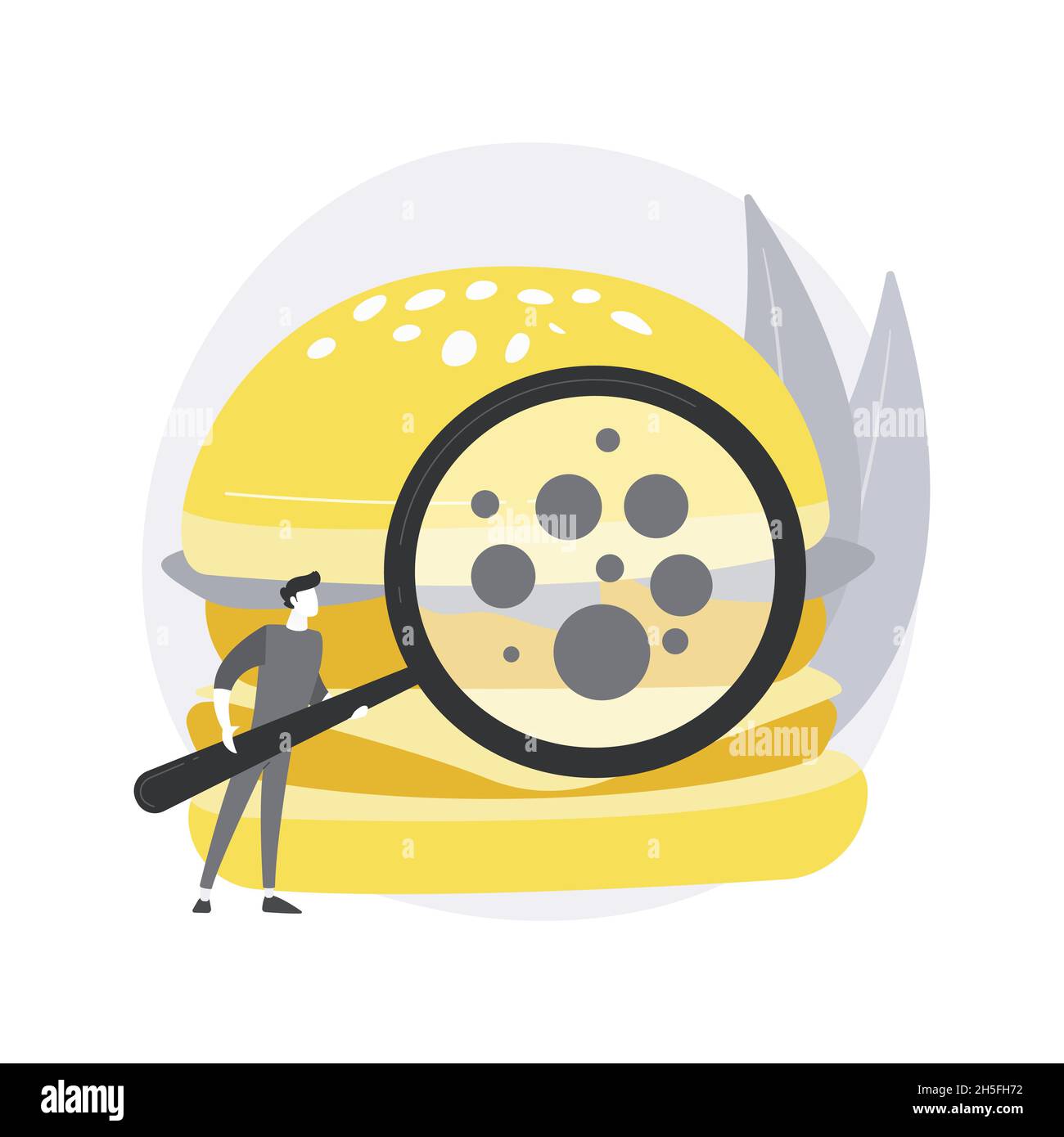 Food contamination abstract concept vector illustration Stock Vector ...