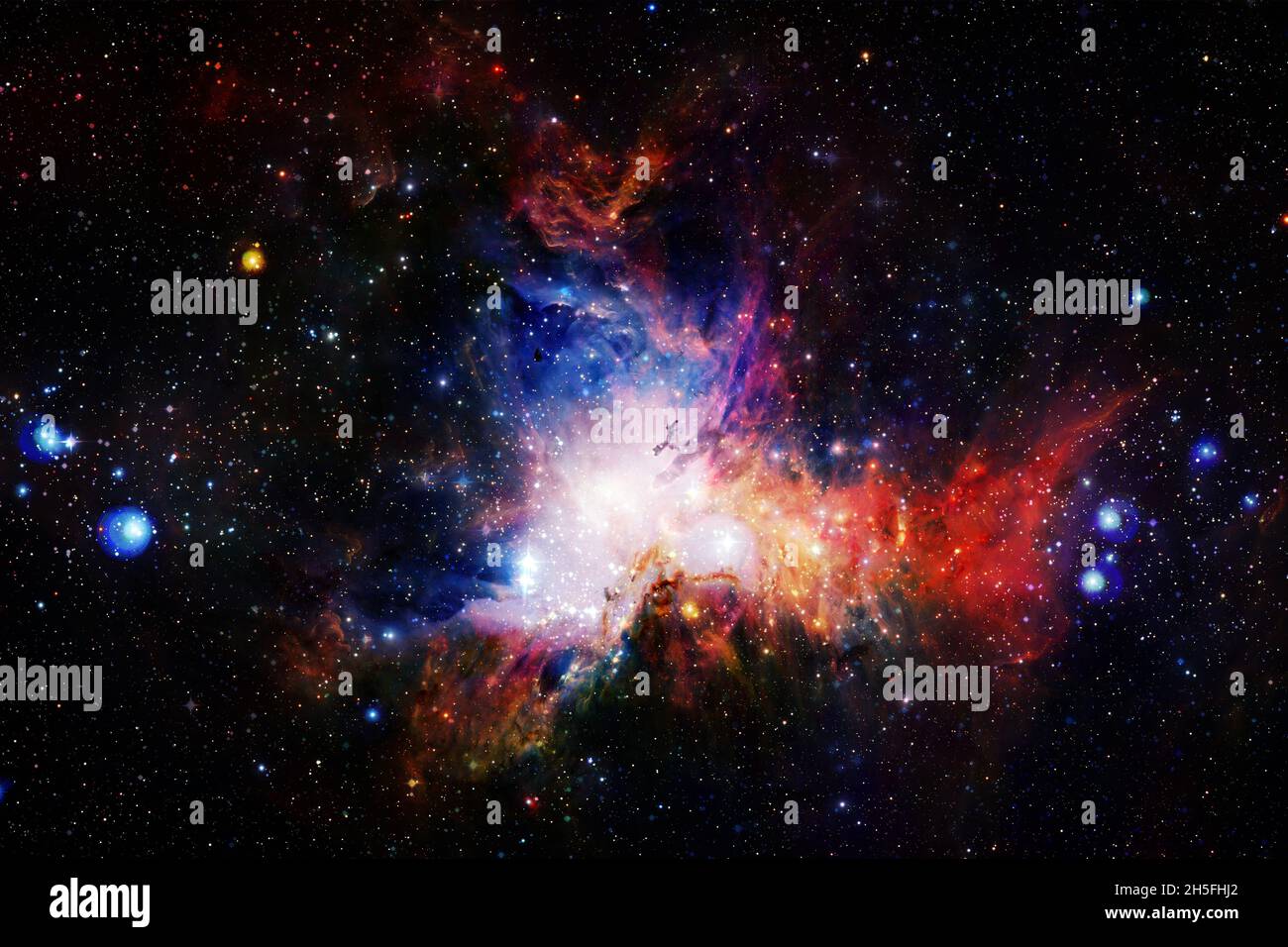 Cluster of stars. Starfield. Nebula. Elements of this image furnished ...