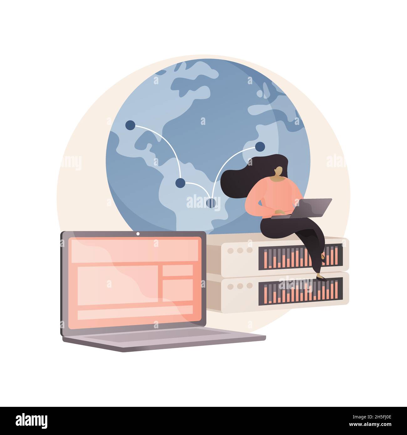 Proxy server abstract concept vector illustration Stock Vector Image & Art - Alamy