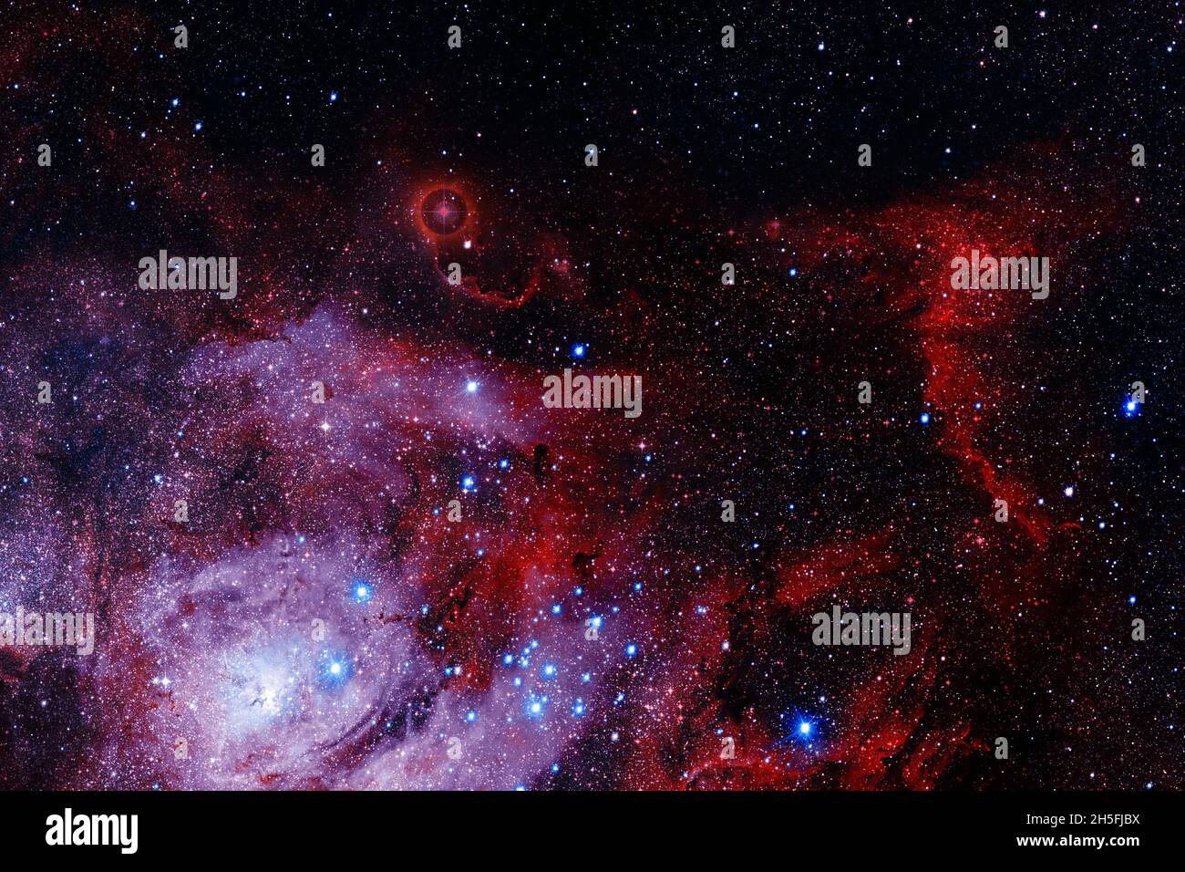Starfield. Cosmos art. Elements of this image furnished by NASA Stock ...