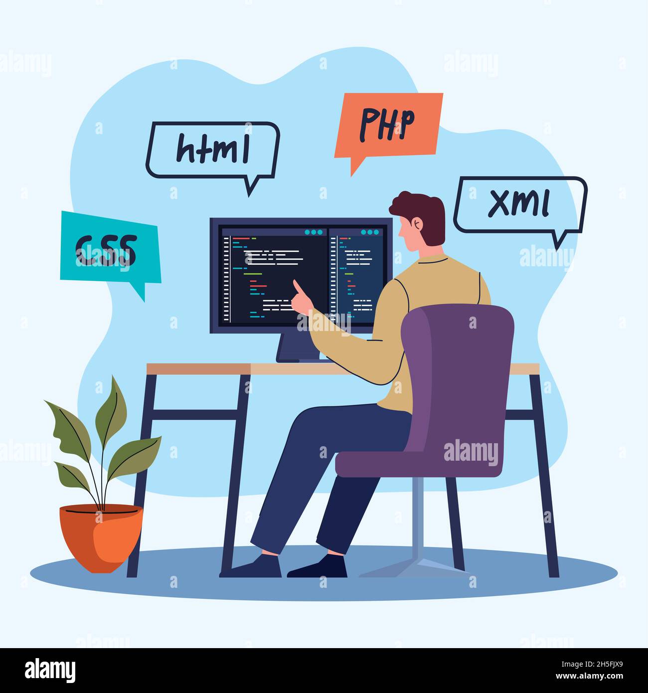 Developer portable Stock Vector Images - Alamy