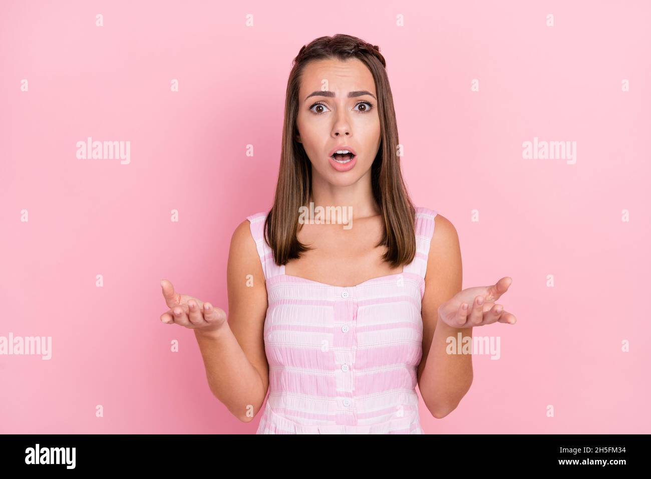 Photo of young girl unhappy sad upset negative moody confused ...