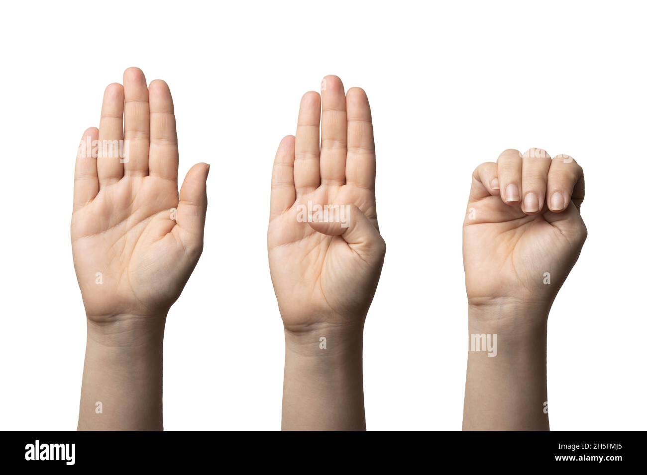 Signal for help: woman shows how to make hand gesture to ask for help ...