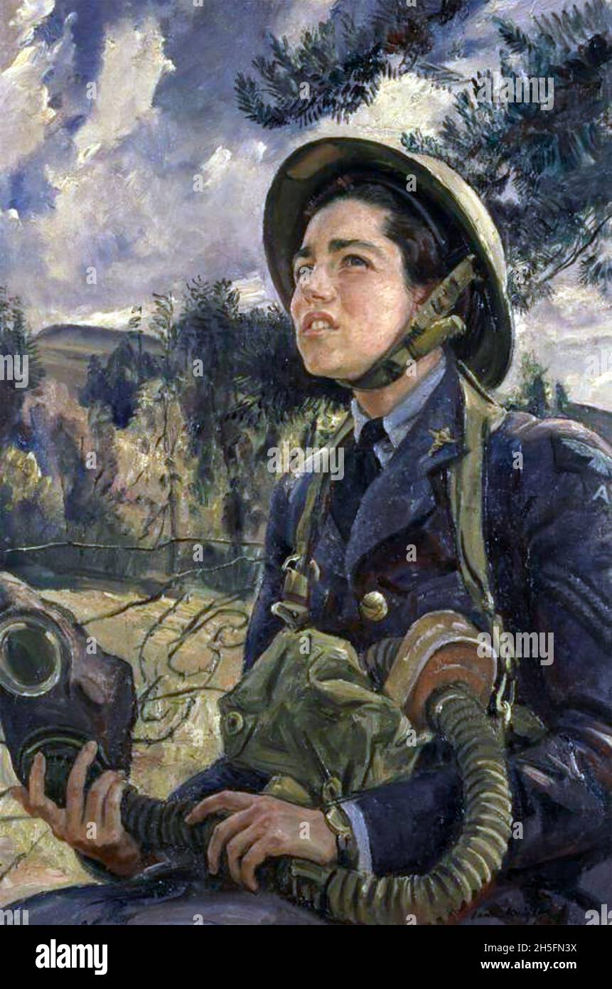 LAURA KNIGHT (1877-1970) English artist. "Corporal J.D.M. Pearson,GC ...