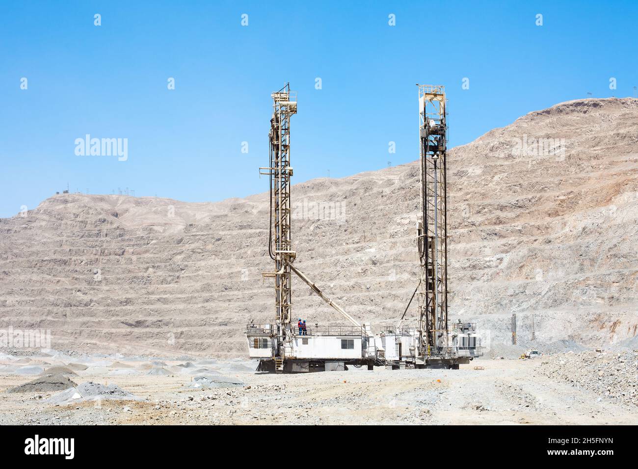 Blast hole drill in copper hi-res stock photography and images - Alamy