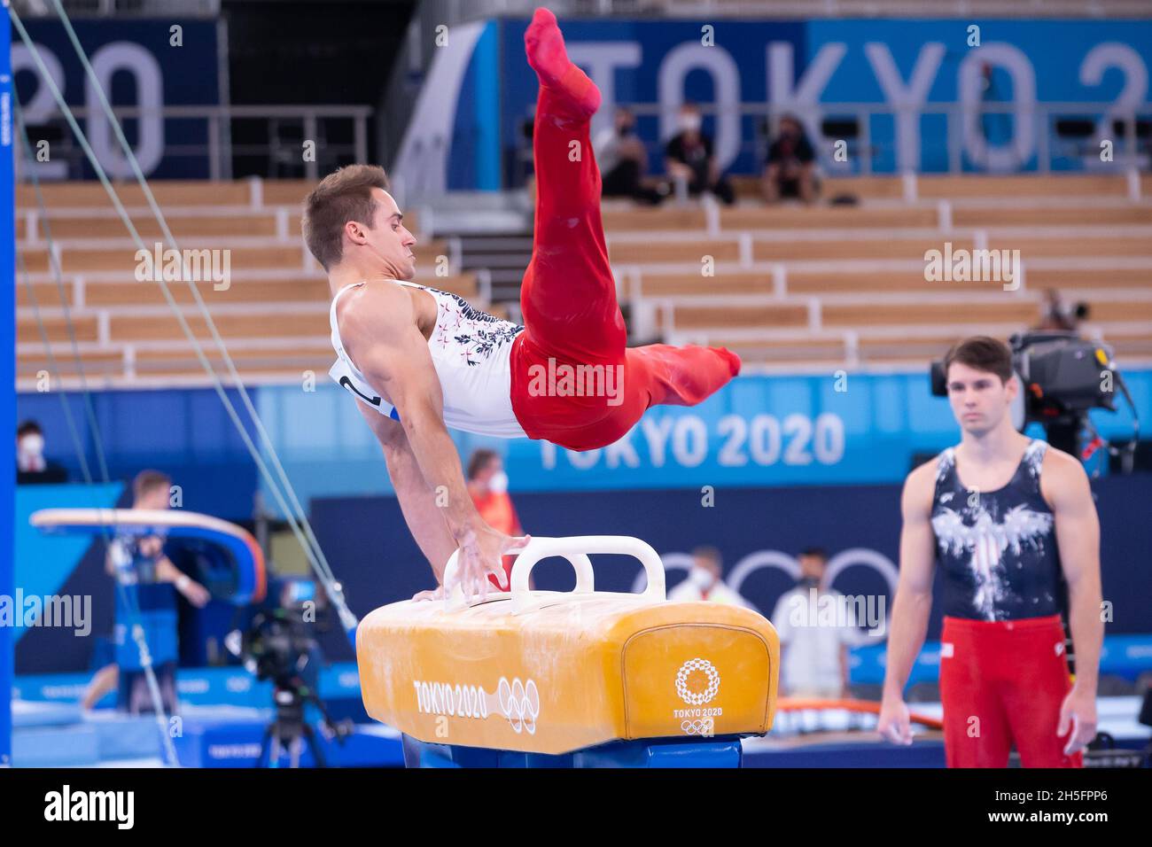 Tokyo, Japan. 24th July, 2021. Samuel Mikulak of United States on ...