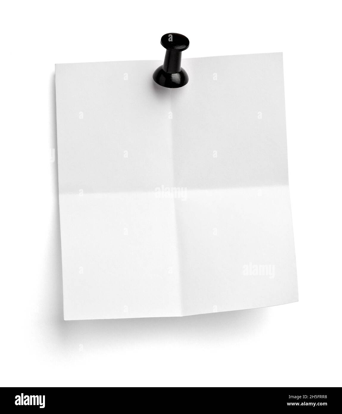 note paper push pin message red white black Stock Photo - Alamy