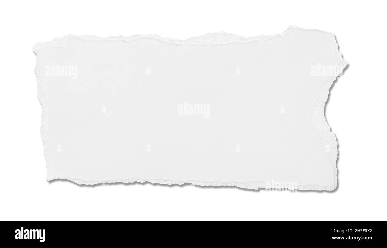 white paper ripped message torn Stock Photo - Alamy