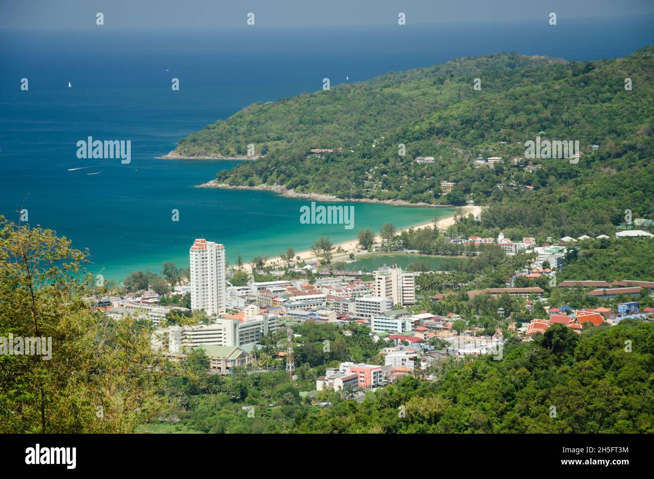 Beautiful sand sea Top View phuket thailand Stock Photo - Alamy