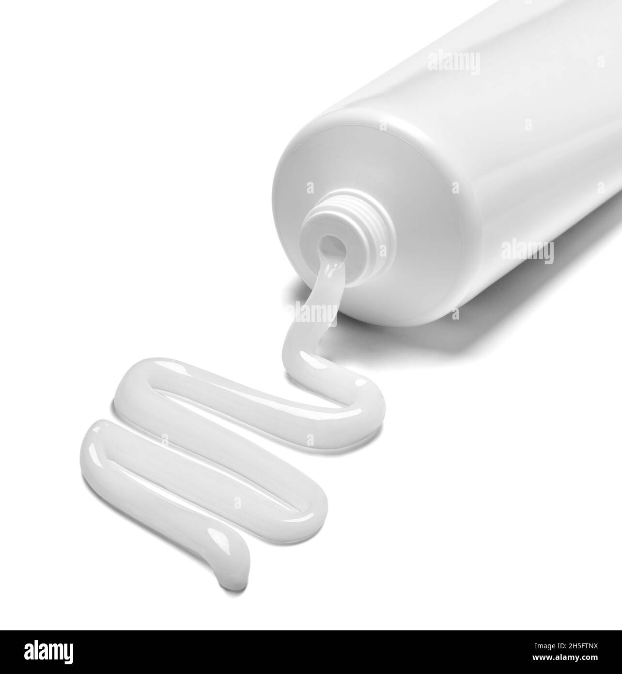 toothpaste beauty cream white tube hygiene health care Stock Photo - Alamy