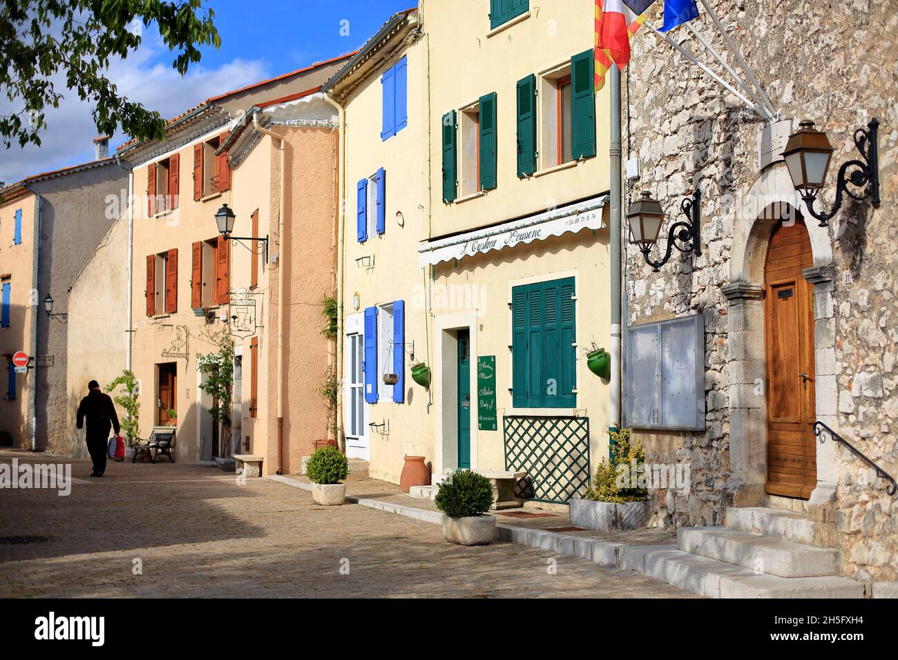 Village de Mons, Var, 83, PACA Stock Photo - Alamy